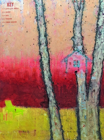 Timothy Tyree, Artist, His and Her Trees no. 2, ADC Fine Art, Mixed ...
