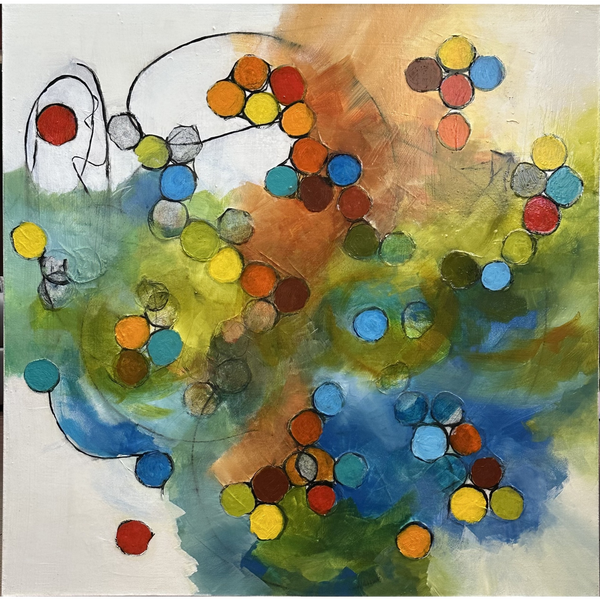 Casonti McClure, Artist, Bubbles in the Spring, ADC Fine Art, acrylic ...