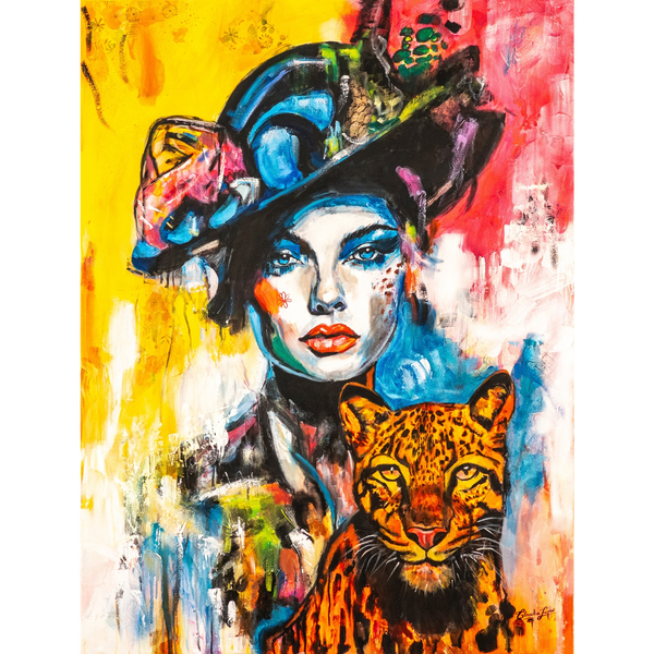 Claudia Luque, Artist, Strength in the Blues, ADC Fine Art, oil and ...