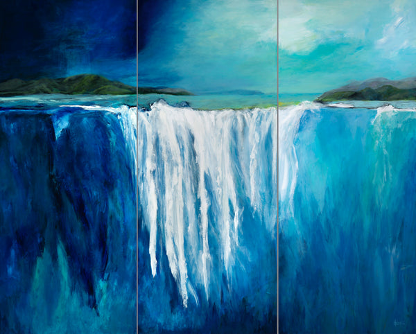Harrie Handler , Artist , Forever Flowing , ADC Fine Art , acrylic on ...