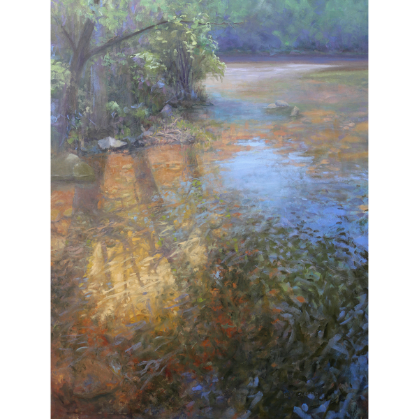 Linda Shepard, Artist, Creekside Chaos, ADC Fine Art, oil, Original Art ...