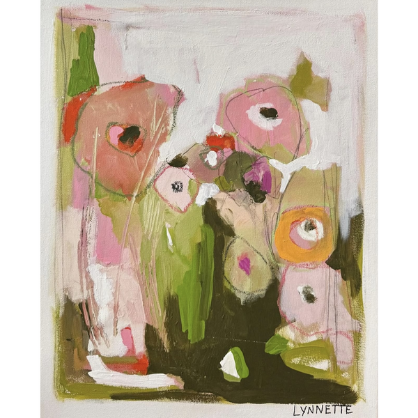 Lynnette Driver, Artist, Peonies, ADC Fine Art, acrylic, graphite & oil ...