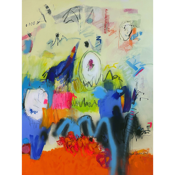 Sandi Neiman Lovitz, Artist, Abracadabra, ADC Fine Art, acrylic,tempera ...