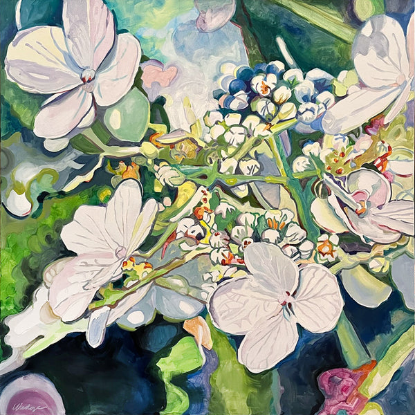 Kathryn Wedge, artist, Petals II, ADC Fine Art, painting, original art ...