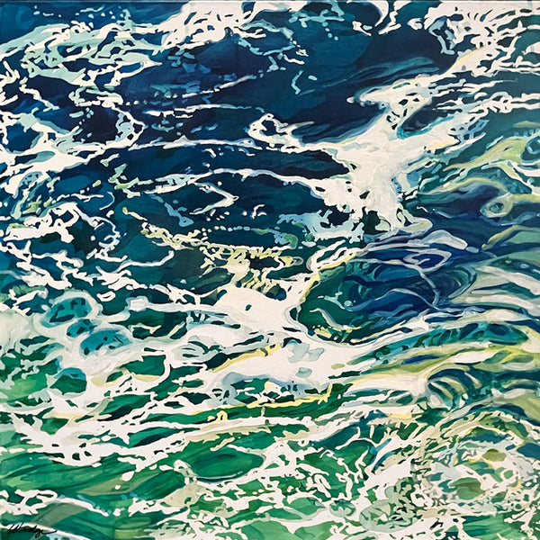Kathryn Wedge, artist, Waving, ADC Fine Art, painting, original art ...