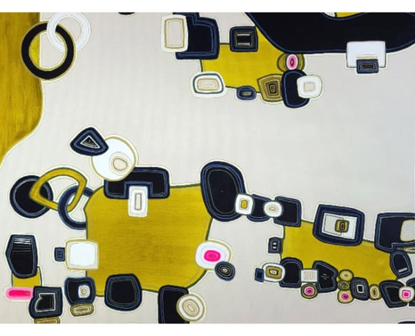 Mikee Huber, artist, Groove is in The Heart, ADC Fine Art, painting ...