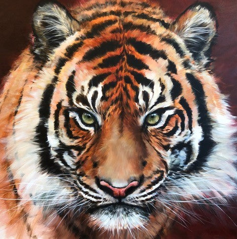 Shelley van Gilse, artist, Rule the Jungle, ADC Fine Art, mixed media ...