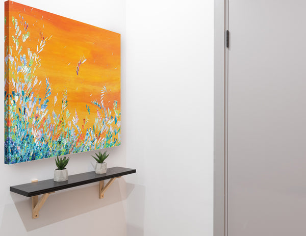 Kate Taylor, artist, Cottage Sunset, ADC Fine Art, painting, original ...